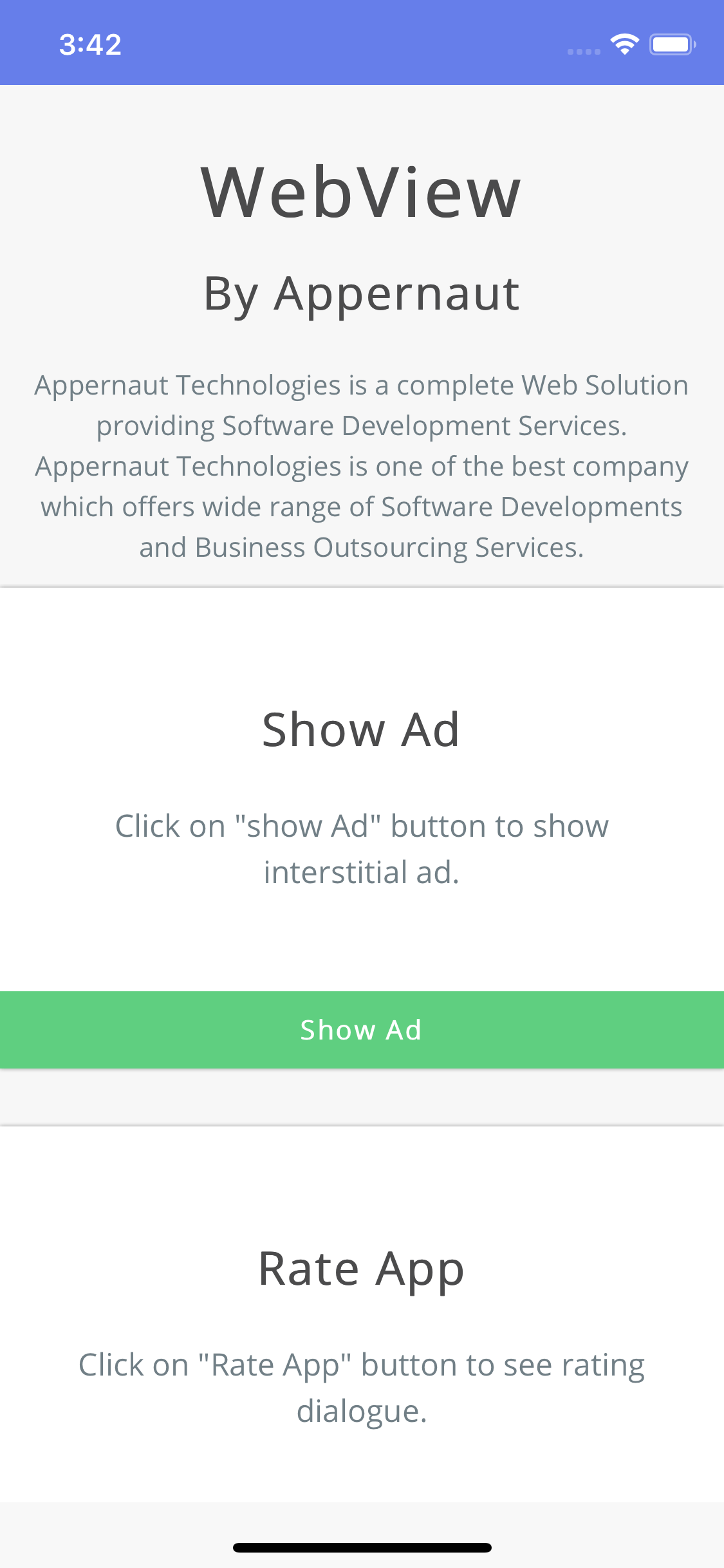Webview - Convert URL/HTML to iOS app + push notification + inApp & much more by appernaut
